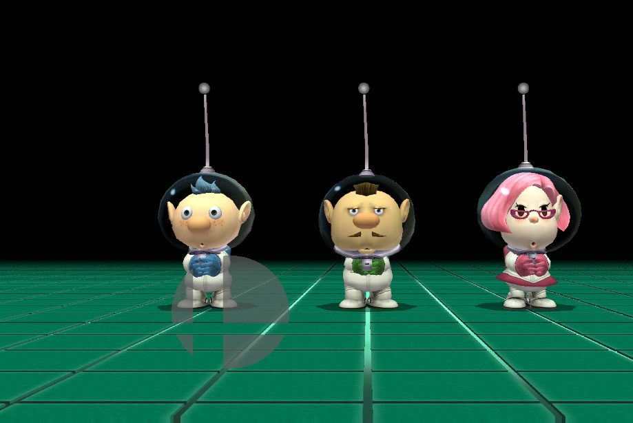 The Pikmin 3 Captains - Alph, Brittany and Charlie Mod for Super Smash ...