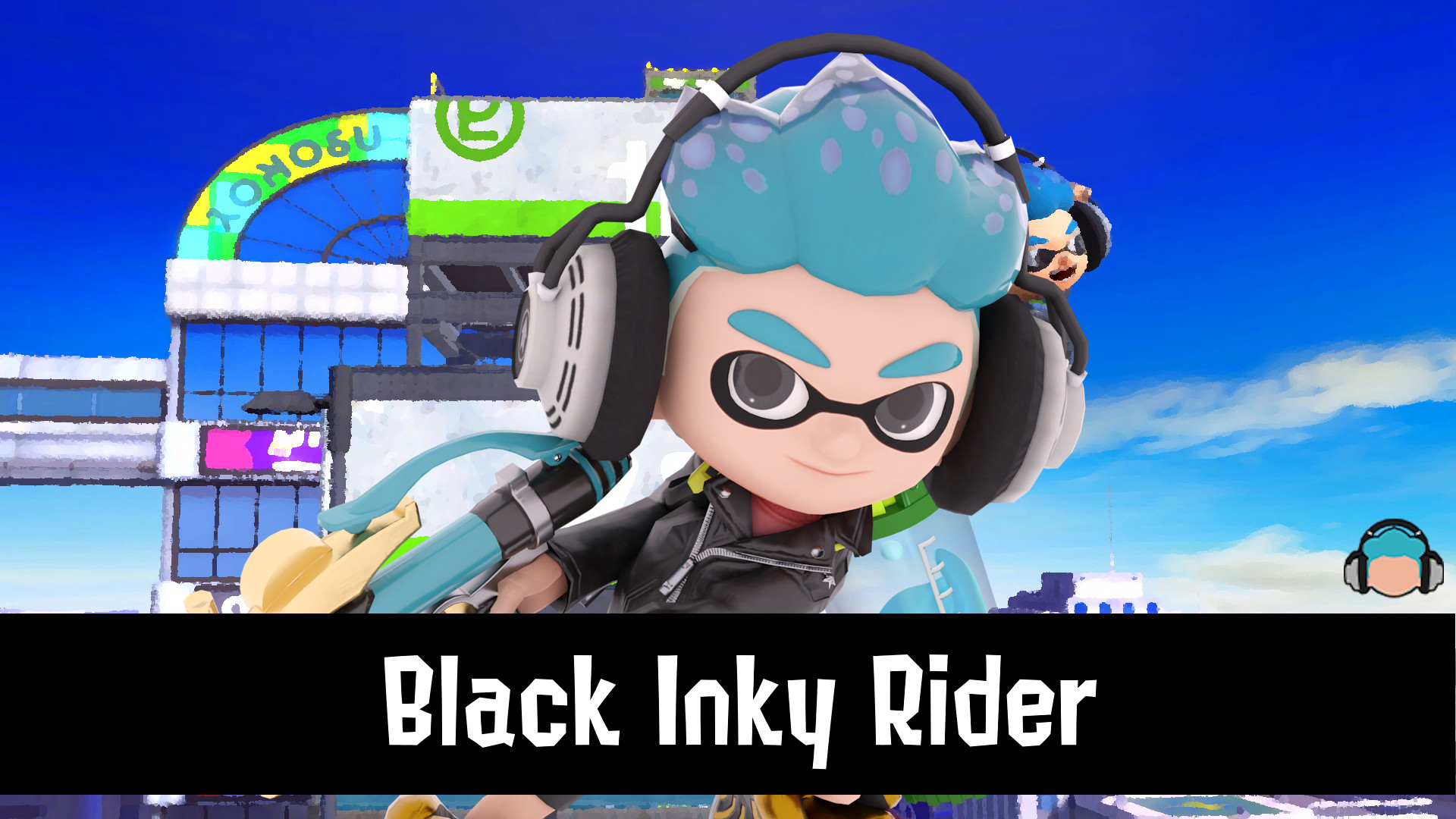 Black Inky Rider Mod for Super Smash Bros. Ultimate | SSBU Mods