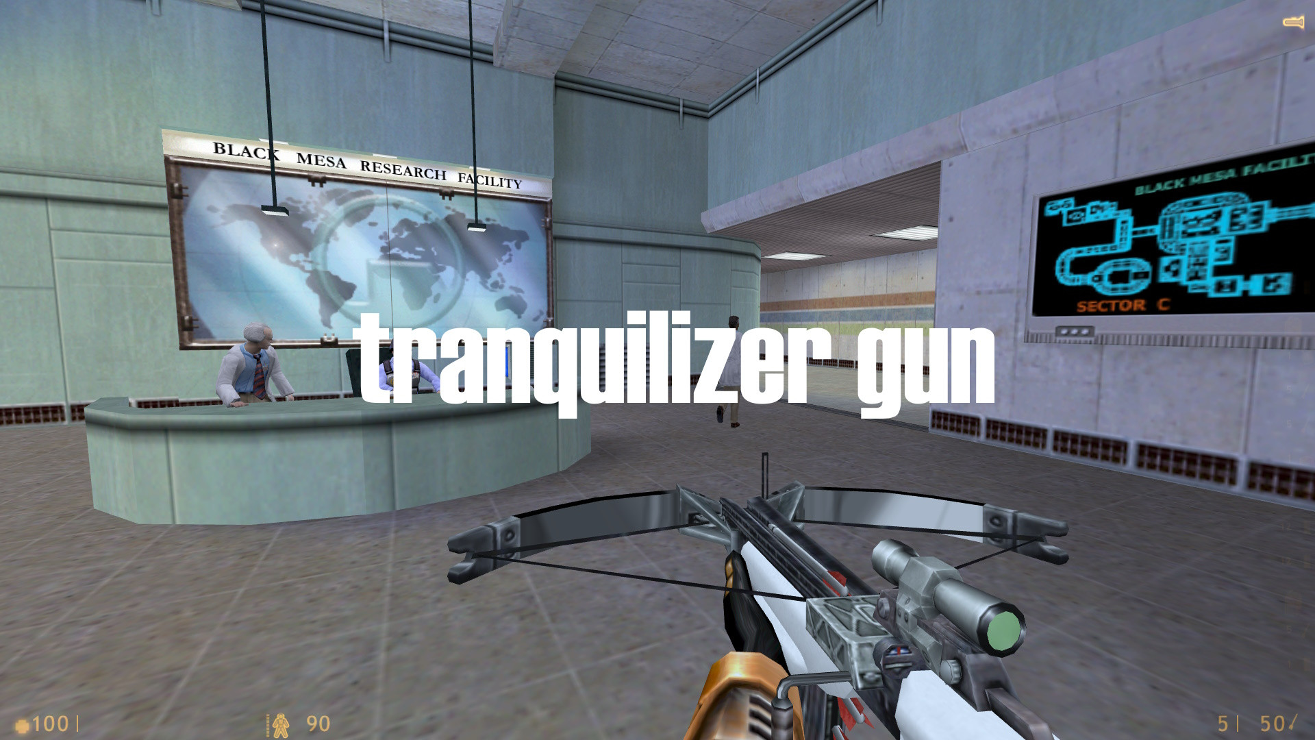 Tranquilizer Gun Mod for Half-Life | HL Mods
