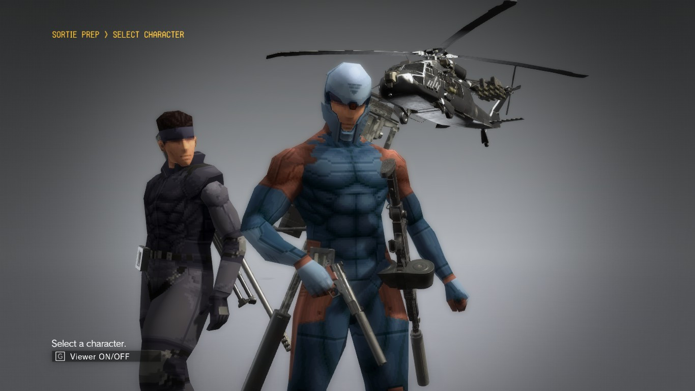 MGS1 Solid Snake over Quiet Bloody Mod for Metal Gear Solid V: The ...