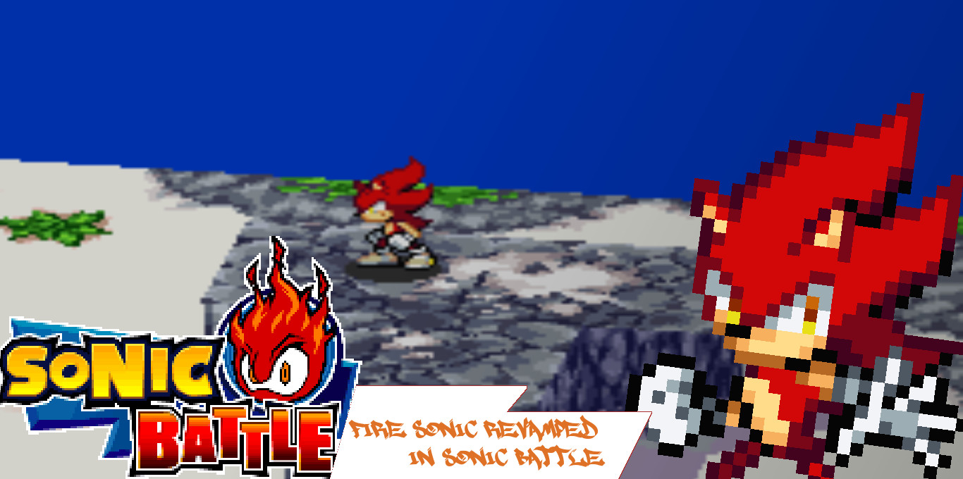 Fire Sonic Revamped In Sonic Battle Mod for Sonic Battle | SB Mods