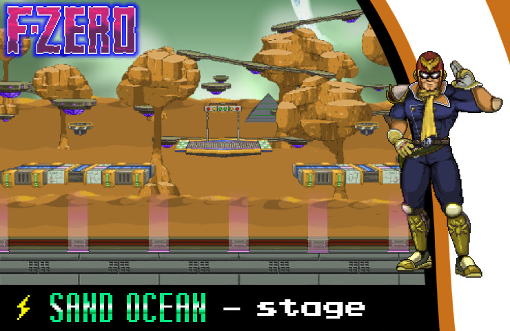 F-Zero - Sand Ocean (9.4/CMC+) Mod for Super Smash Bros. Crusade | SSBC ...