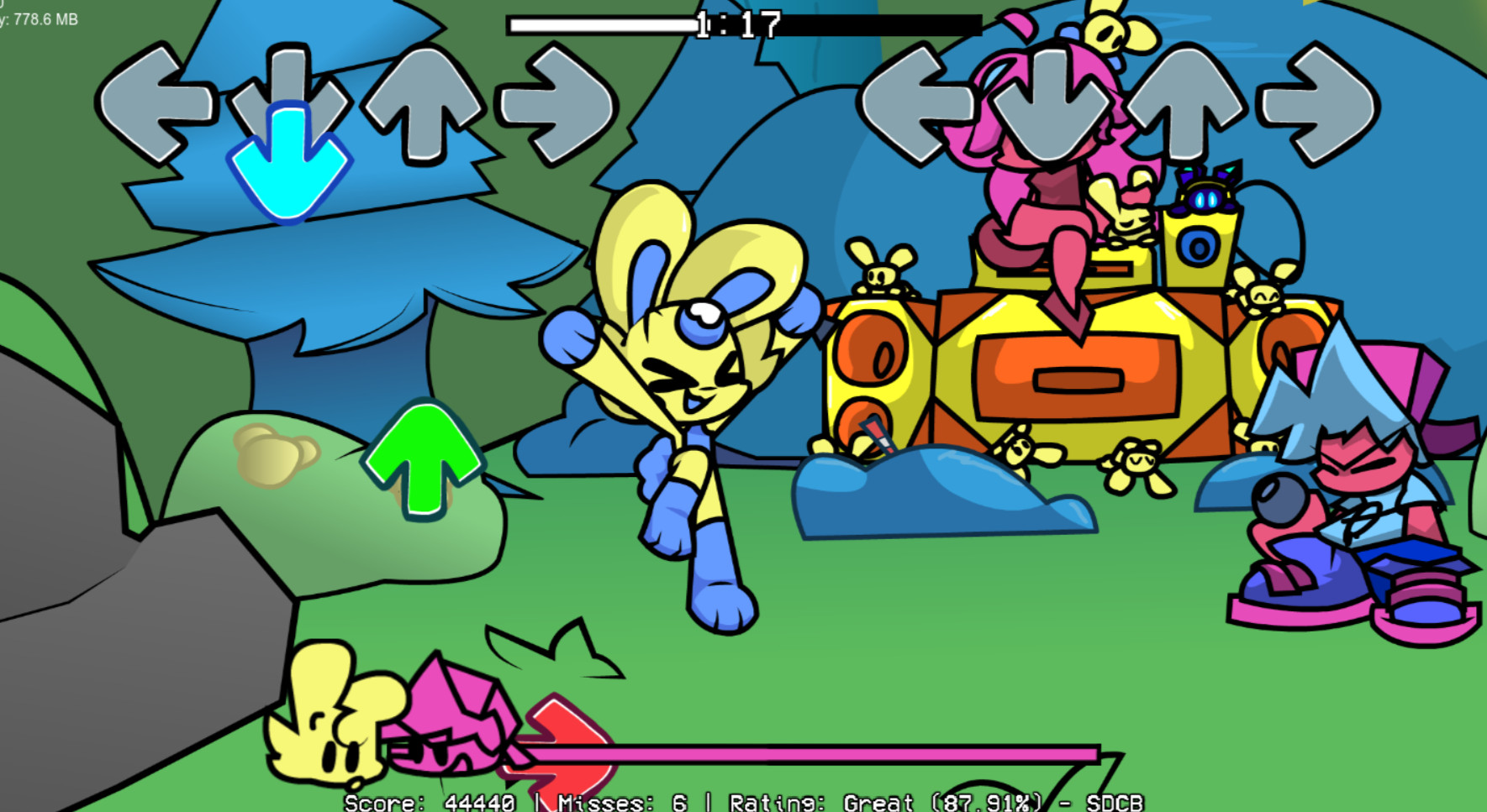 Buncha Bunnies Mod for Friday Night Funkin' | FNF Mods