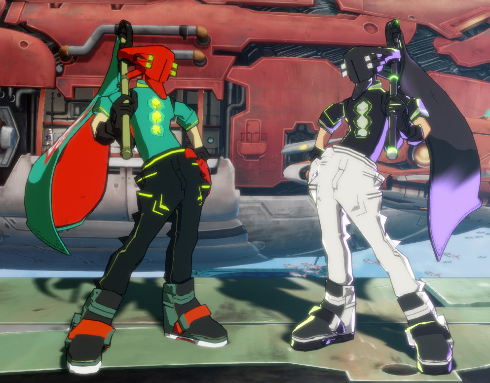 Bomb Rush Cyberfunk - Red (+ Voice Mod) Mod for GUILTY GEAR -STRIVE ...