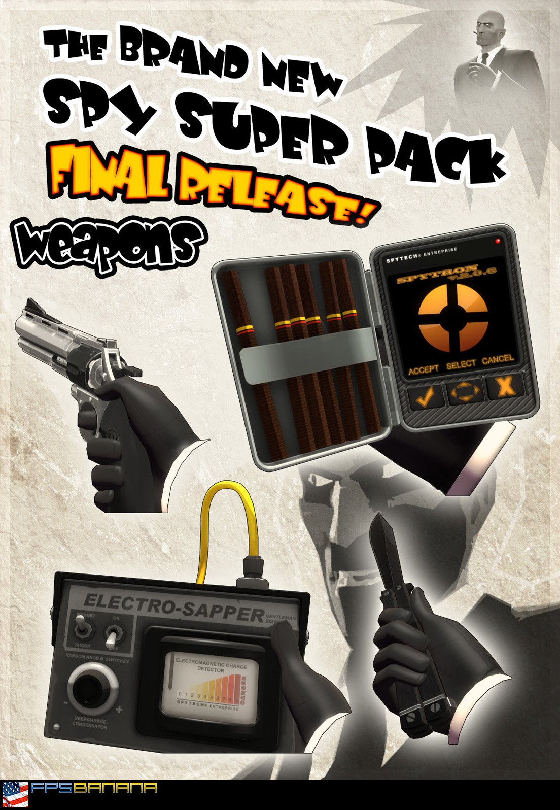 Spy Super Pack Final Release! [Team Fortress 2] [Mods]