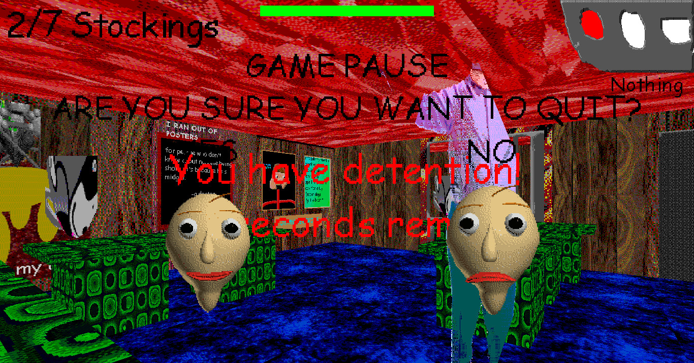 Noname's STRONG Dyscalculia Hard MATH! Mod for Baldi's Basics | Baldi Mods