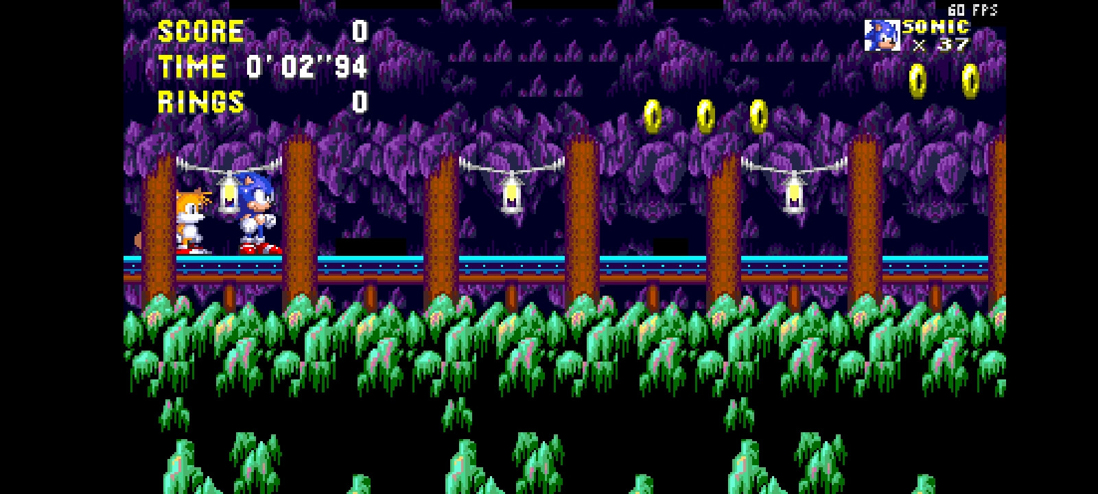 Mystic cave zone over lava reef zone Mod for Sonic 3 A.I.R. | S3AIR Mods