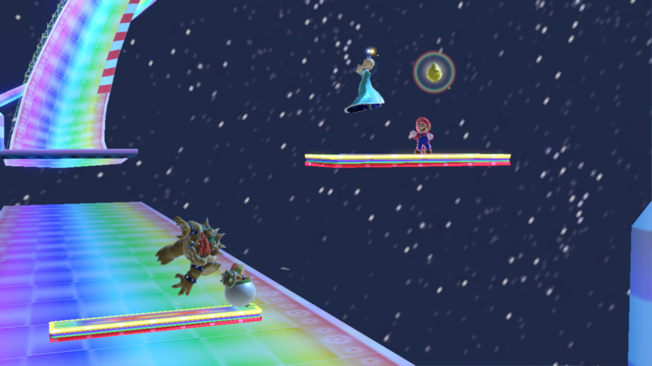 3DS Rainbow Road (Mario Kart 7/Smash 3DS) Mod for Super Smash Bros ...