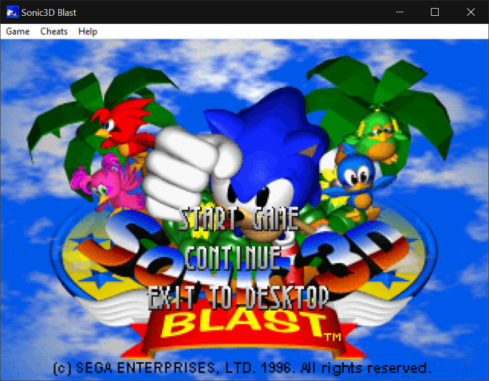 PIC_256 Saturn Conversion Mod for Sonic 3D Blast | S3DB Mods