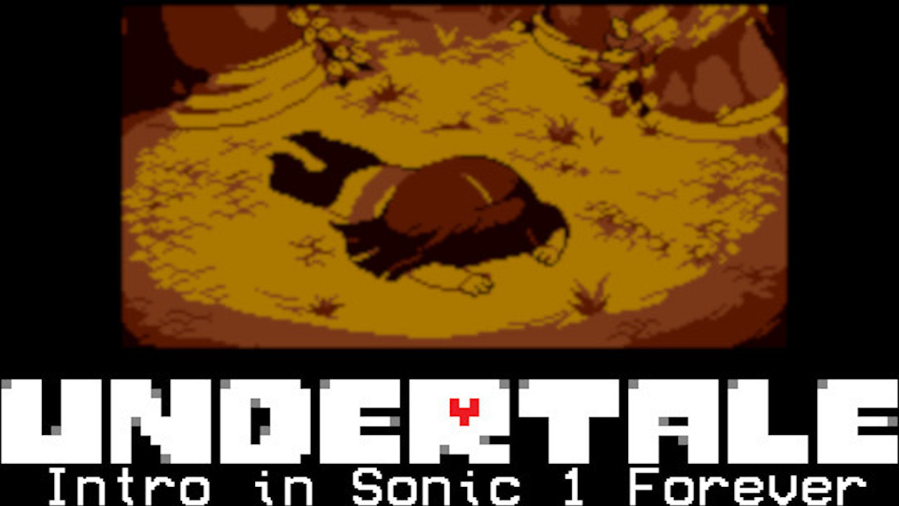Undertale Intro in S1F Mod for Sonic the Hedgehog Forever | S1F Mods
