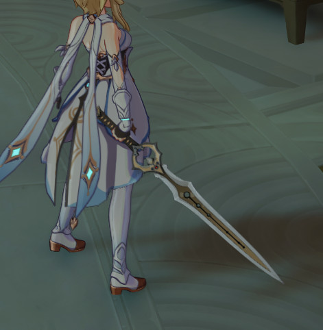 Infinity Blade over Sacrificial Sword Mod for Genshin Impact | GI Mods