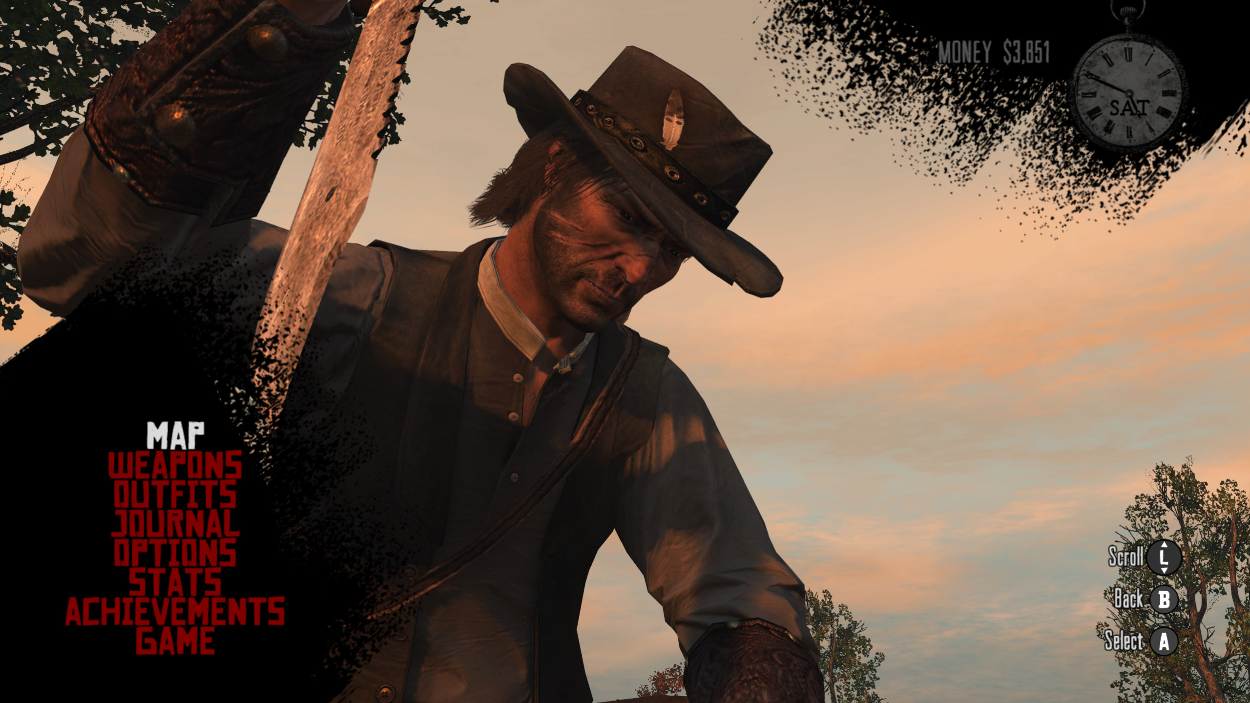Pause Menu Filter Mods Mod for Red Dead Redemption | RDR1 Mods