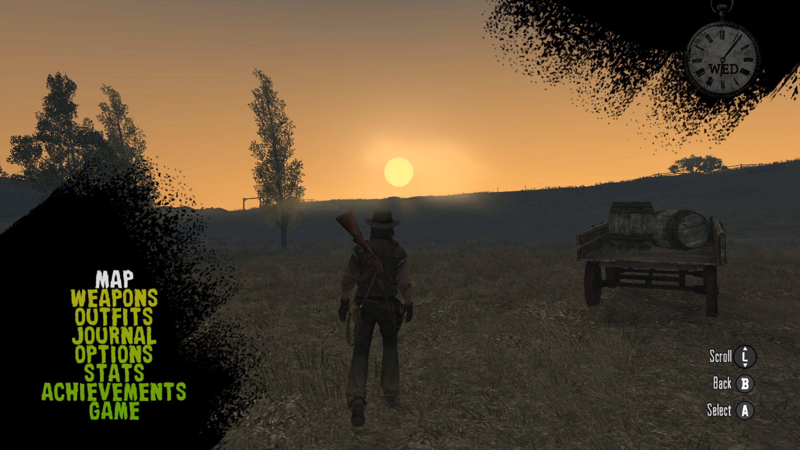 Pause Menu Filter Mods Mod for Red Dead Redemption | RDR1 Mods