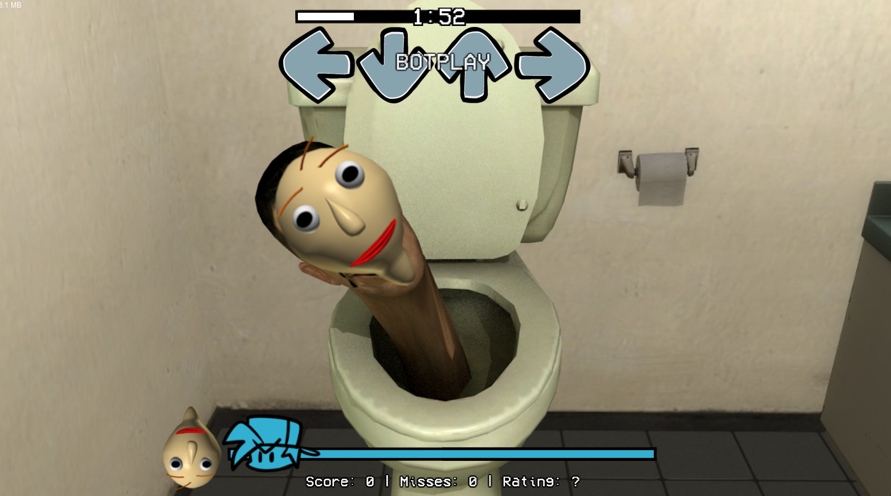 skibidi toilet takeover baldi Mod for Friday Night Funkin' | FNF Mods