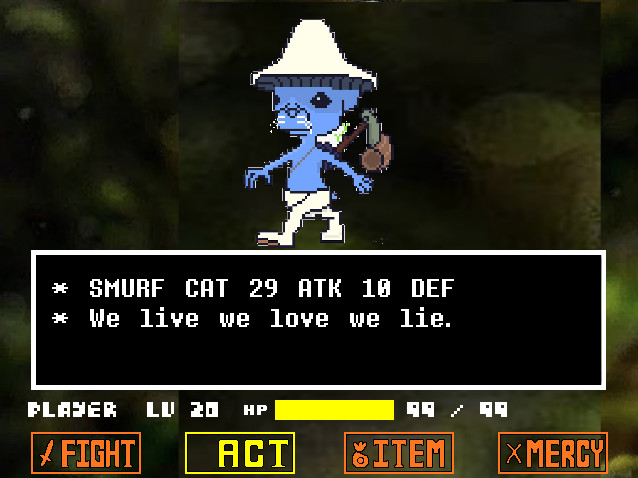 unitale: smurf cat fight Mod for Create Your Frisk (Unitale ...