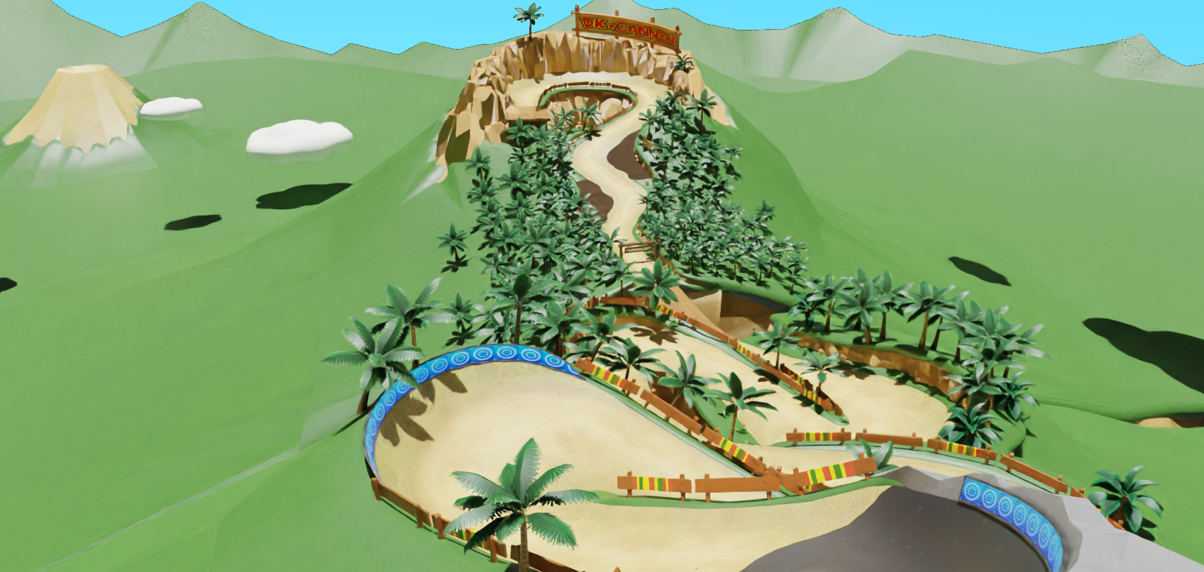 GCN-DK Mountain [Mario Kart 8 Deluxe-Custom Track] Mod for Mario Kart 8 ...