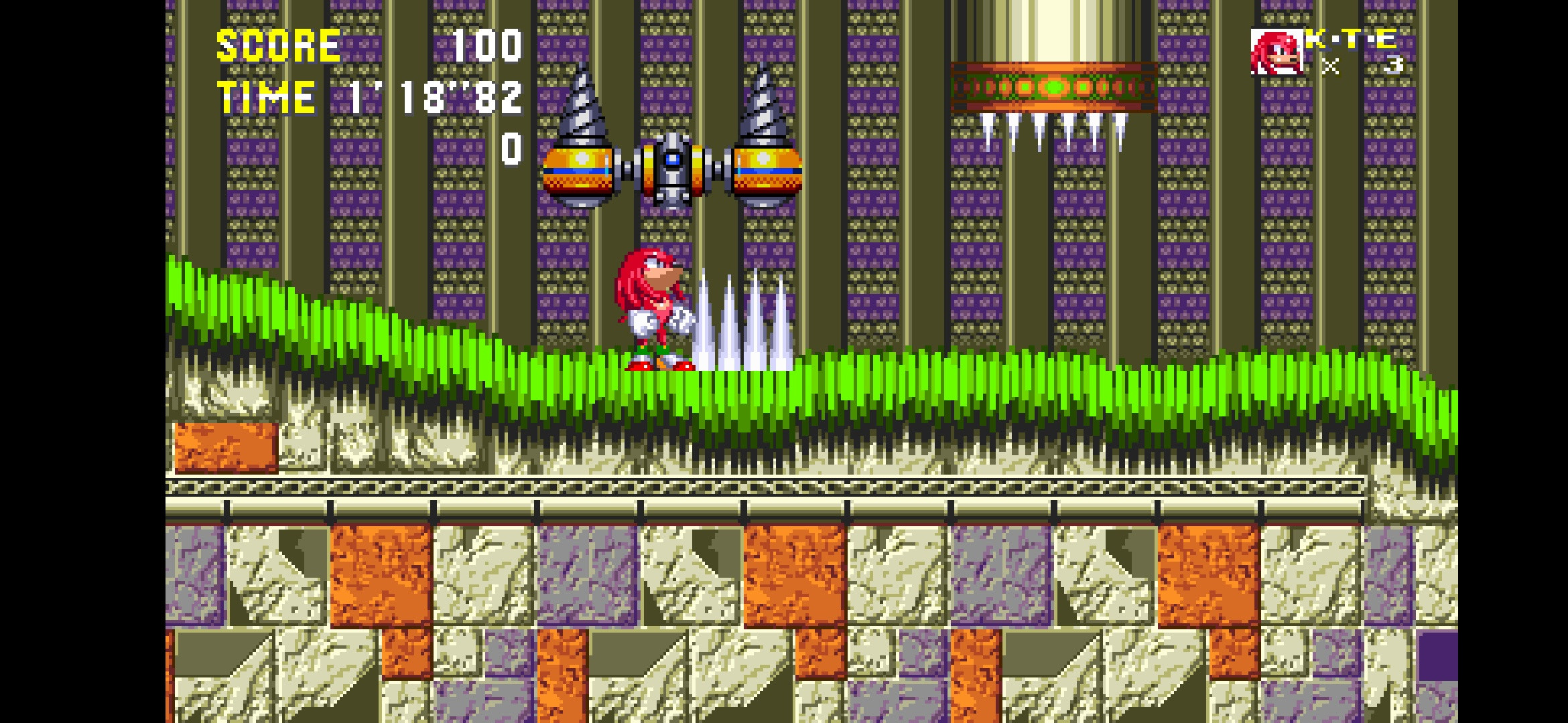 Knuckles chaotix styled tunnel bot Mod for Sonic 3 A.I.R. | S3AIR Mods