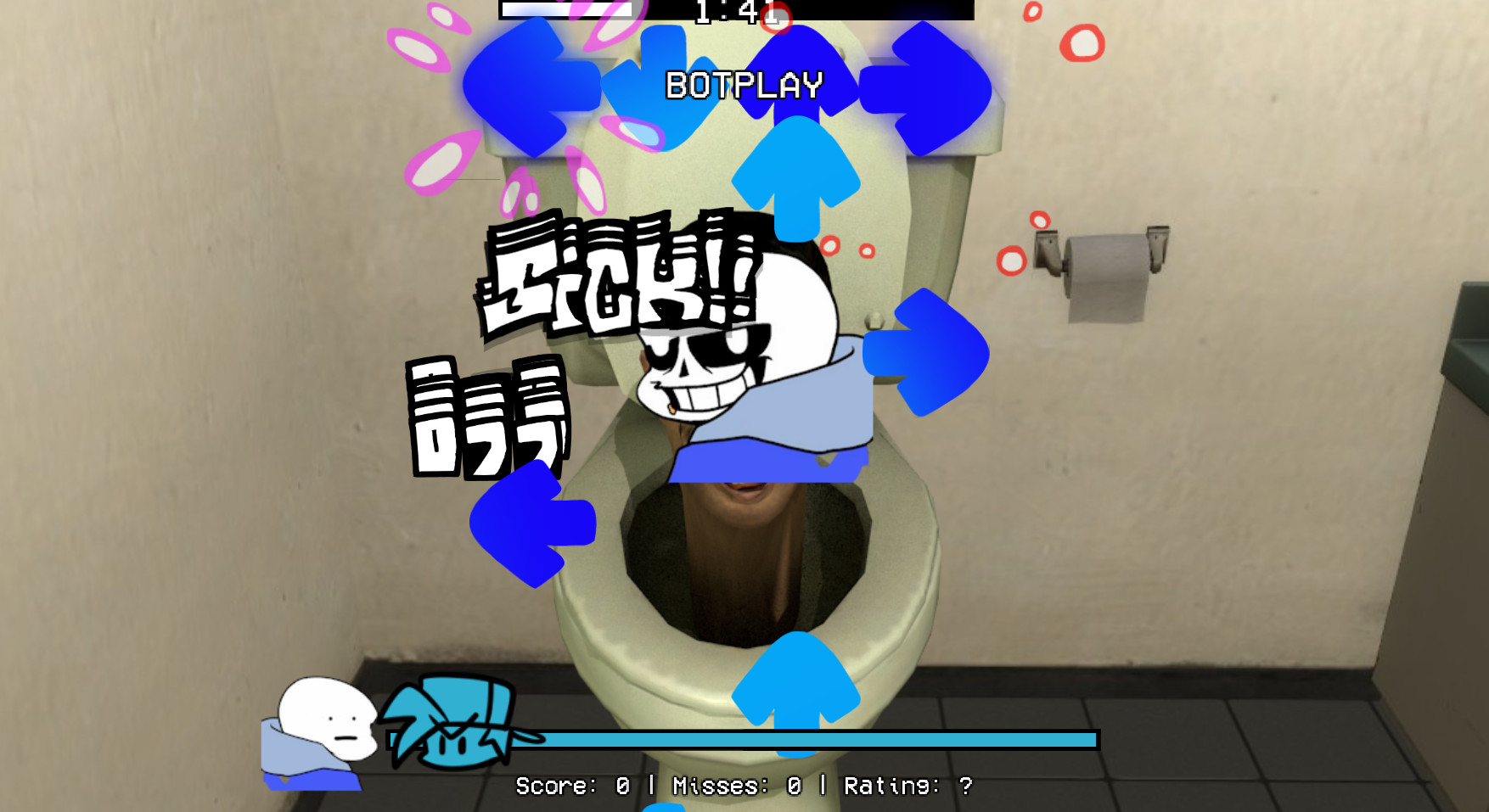 skibidi toile ttakeover sanstronik Mod for Friday Night Funkin' | FNF Mods