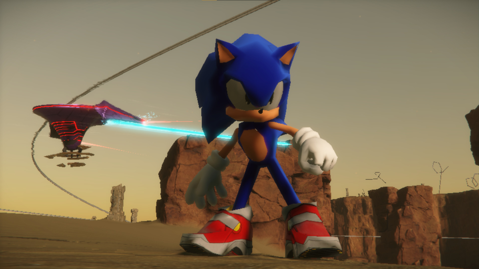 Definitive Low Poly Sonic Mod for Sonic Frontiers | Frontiers Mods