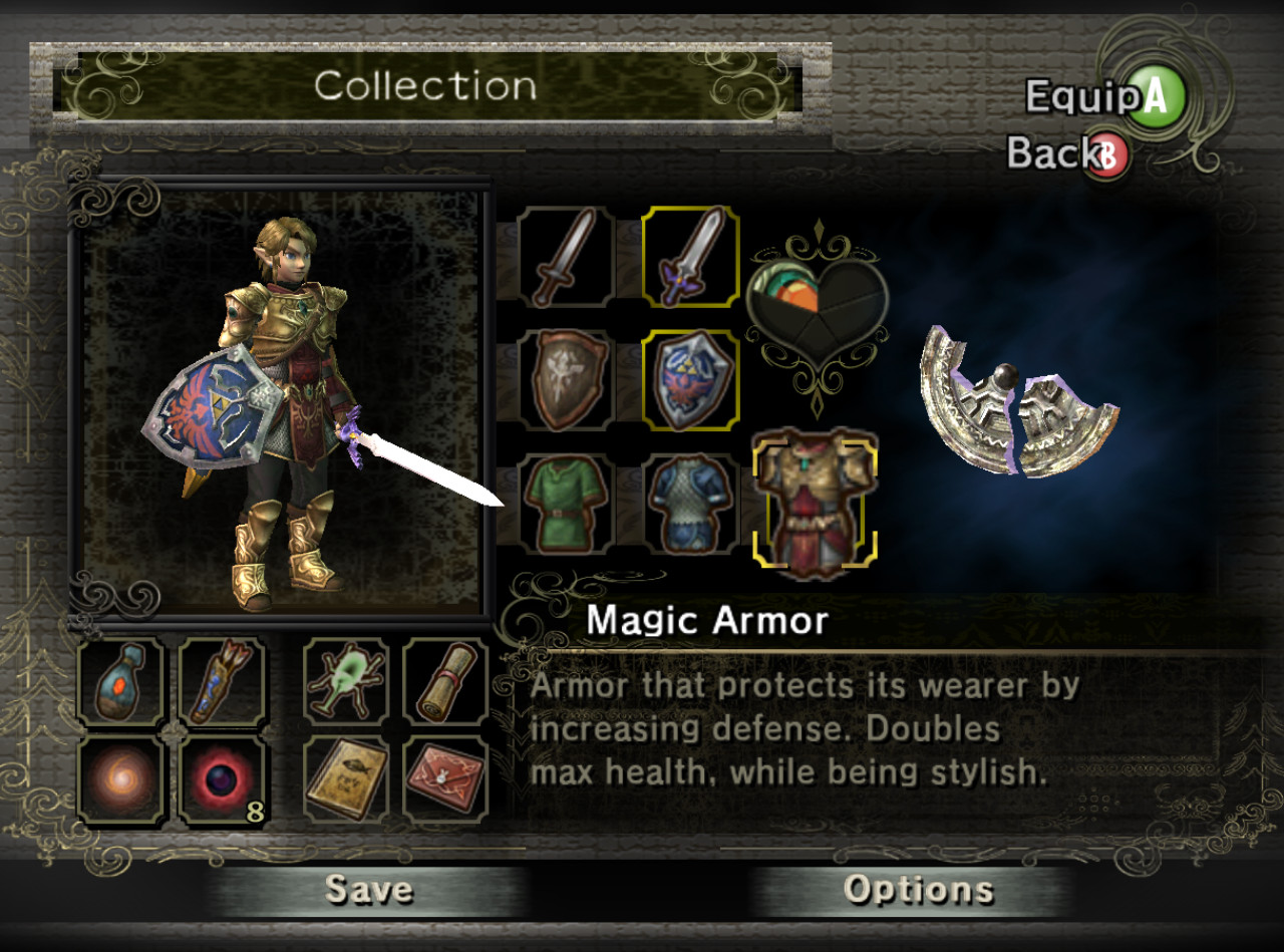 Hatless Magic Armor Link Mod for The Legend of Zelda: Twilight Princess ...
