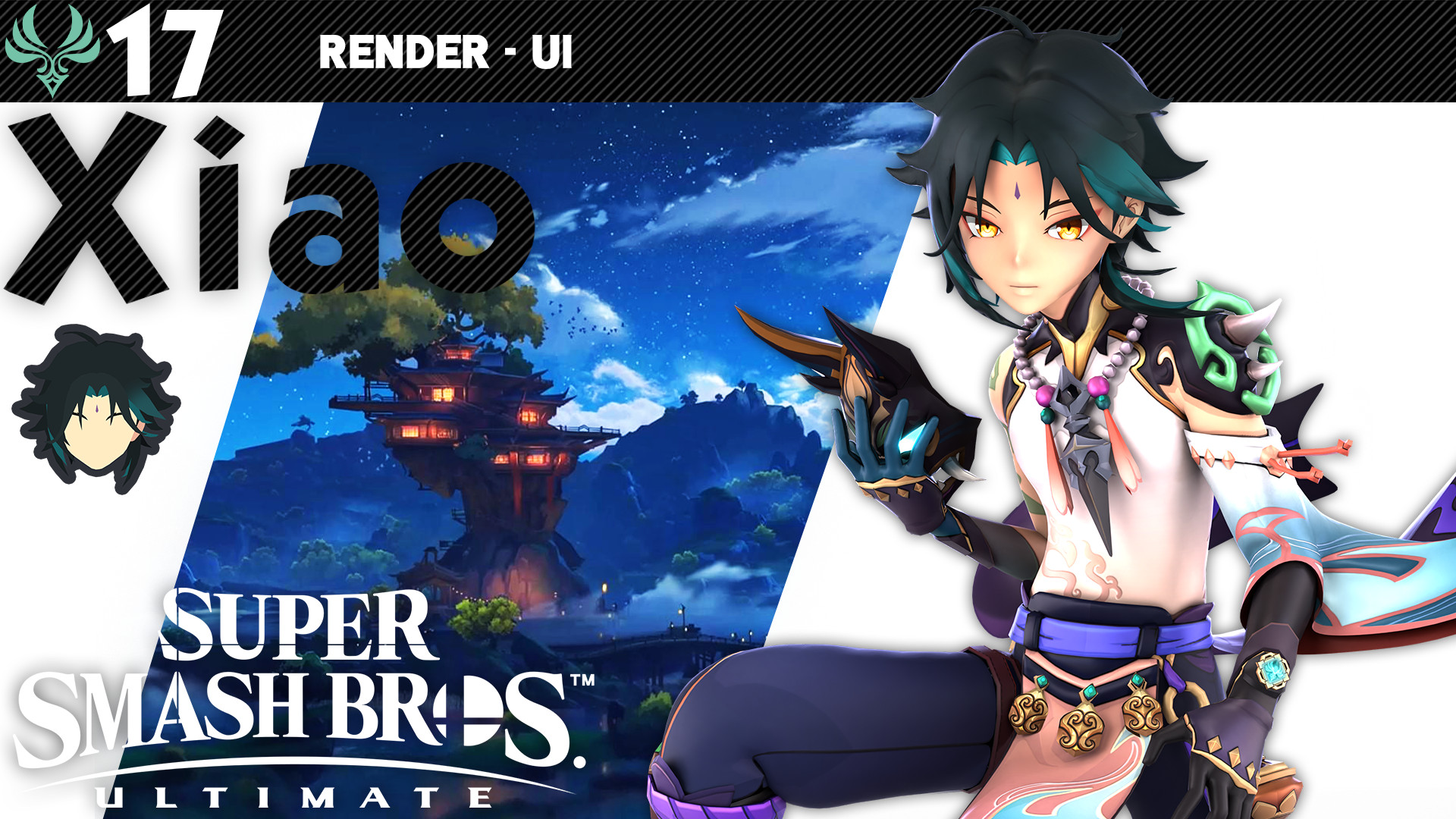 Xiao Genshin Impact Ui Mod for Super Smash Bros. Ultimate | SSBU Mods