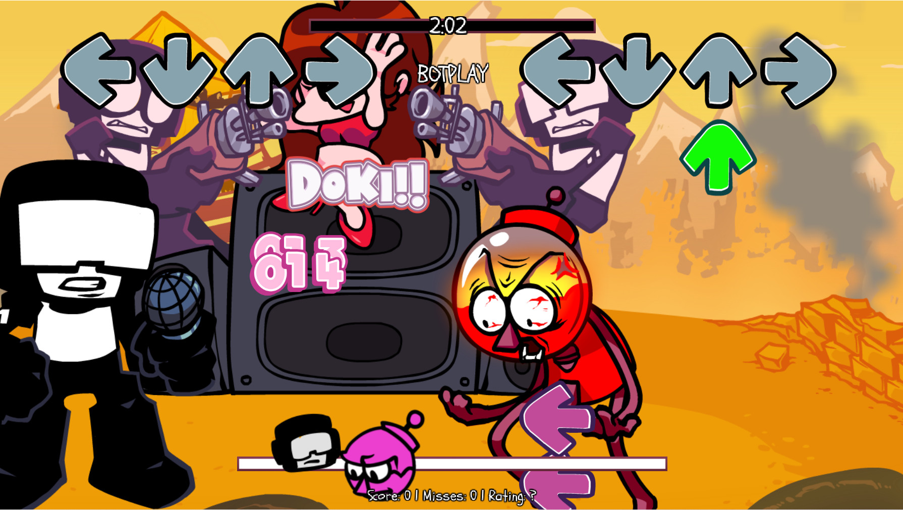 Playable Erect Benson Mod for Friday Night Funkin' | FNF Mods