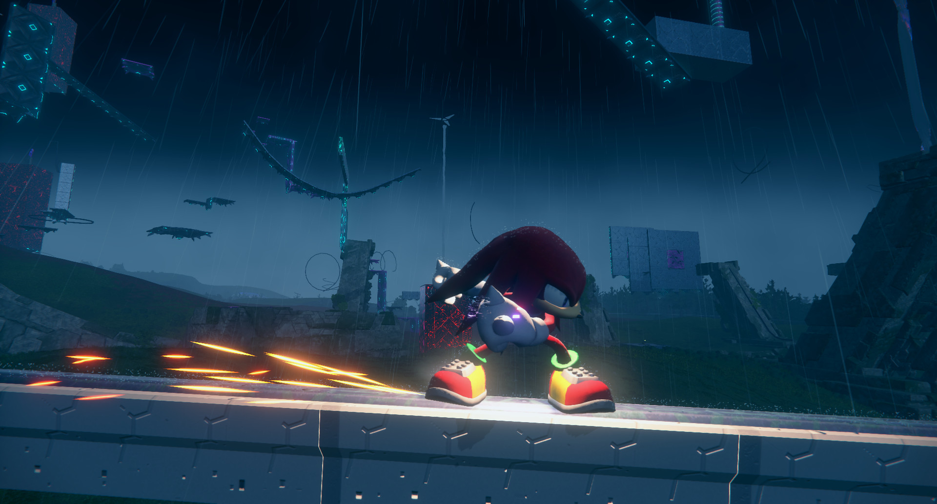 some knuckles animations Mod for Sonic Frontiers | Frontiers Mods