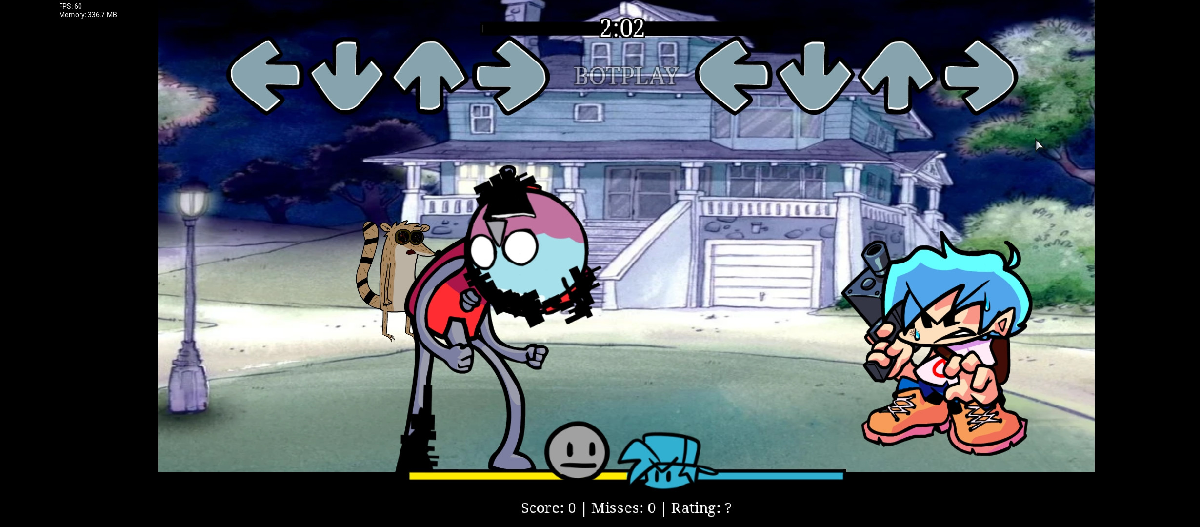 Fnf x pibby regular show (unfinished) Mod for Friday Night Funkin ...