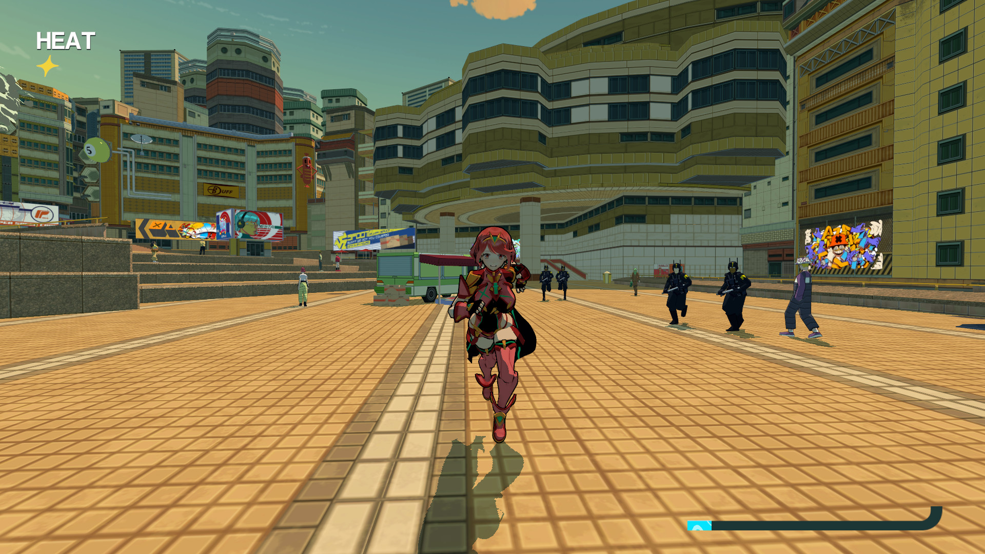 Pyra (XC2) Mod for Bomb Rush Cyberfunk | BRC Mods