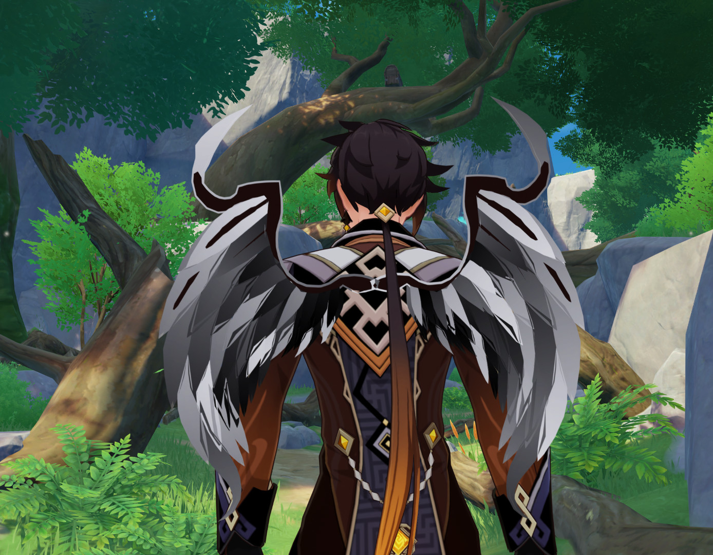 Zhongli with wings Mod for Genshin Impact | GI Mods