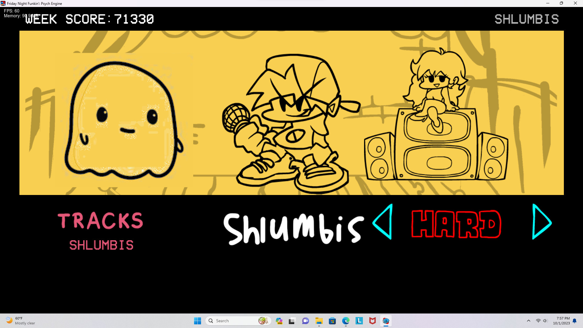 Friday Night Funkin': Vs. Shlumbis [ONE-SHOT] Mod for Friday Night ...