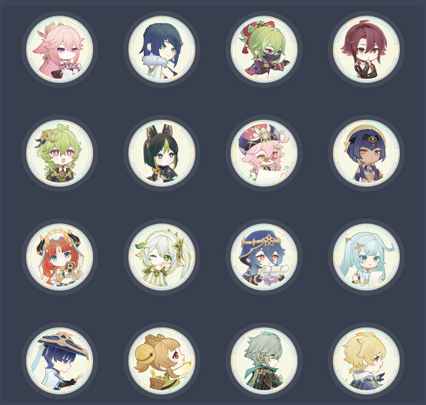 Chibi avatars and portraits Mod for Genshin Impact | GI Mods