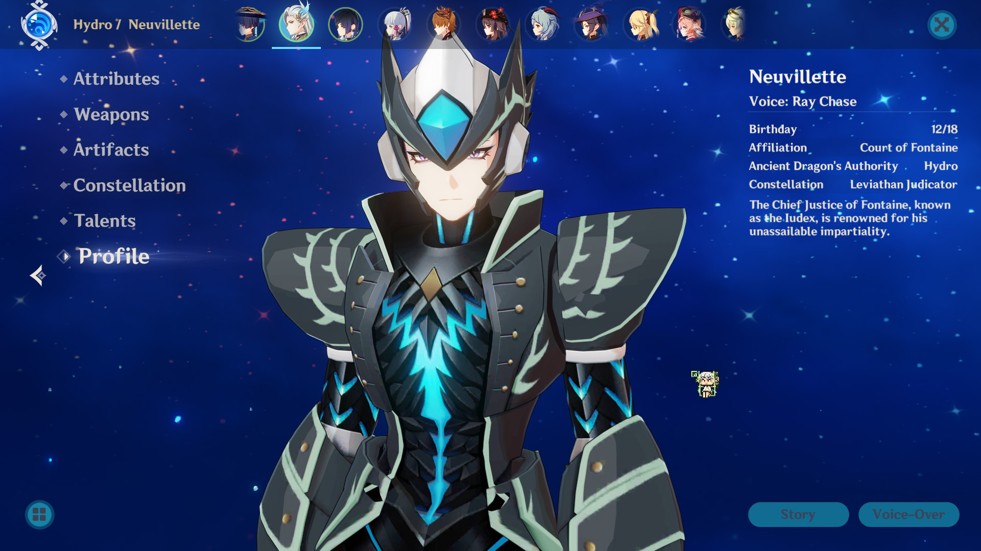 RMXD ZERO VERGIL ARMOR NEUVILLETTE Mod for Genshin Impact | GI Mods