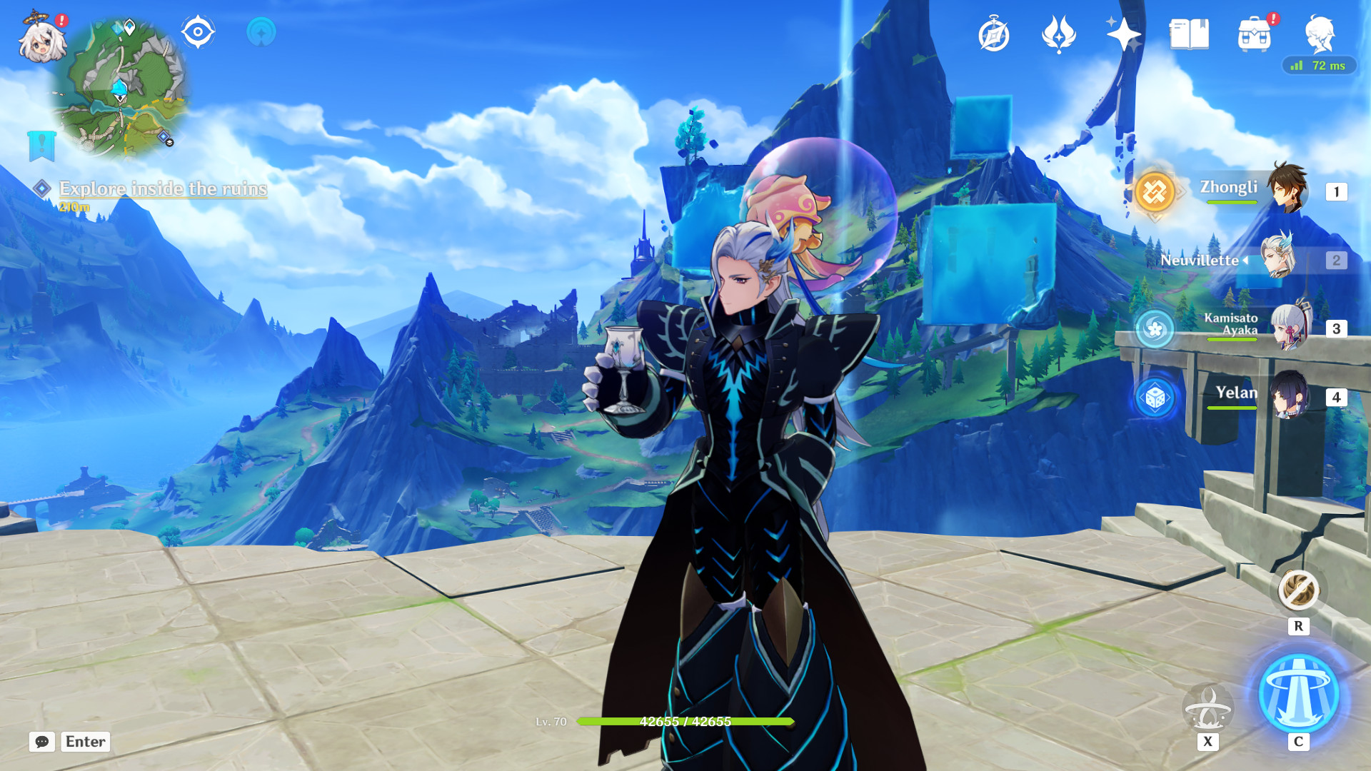 RMXD ZERO VERGIL ARMOR NEUVILLETTE Mod for Genshin Impact | GI Mods