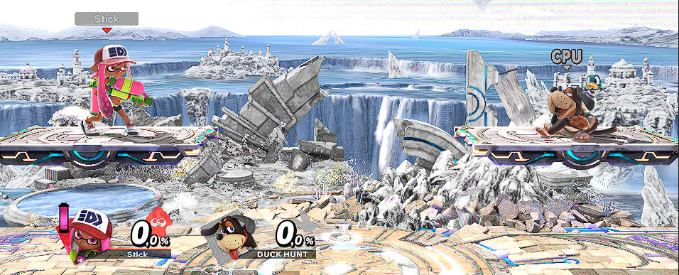 Degraded B&W Small Battlefield Mod for Super Smash Bros. Ultimate ...