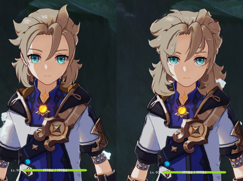 Albedo Hair Mod for Genshin Impact | GI Mods