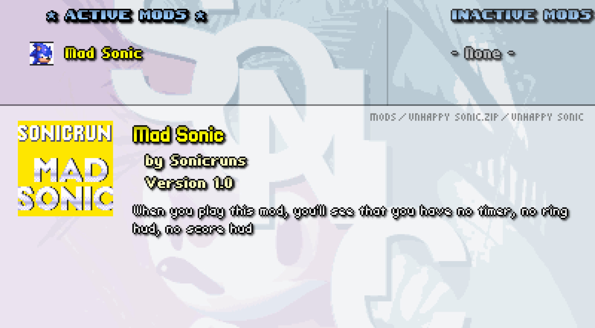 Mad/Angry Sonic Complete Mod for Sonic 3 A.I.R. | S3AIR Mods