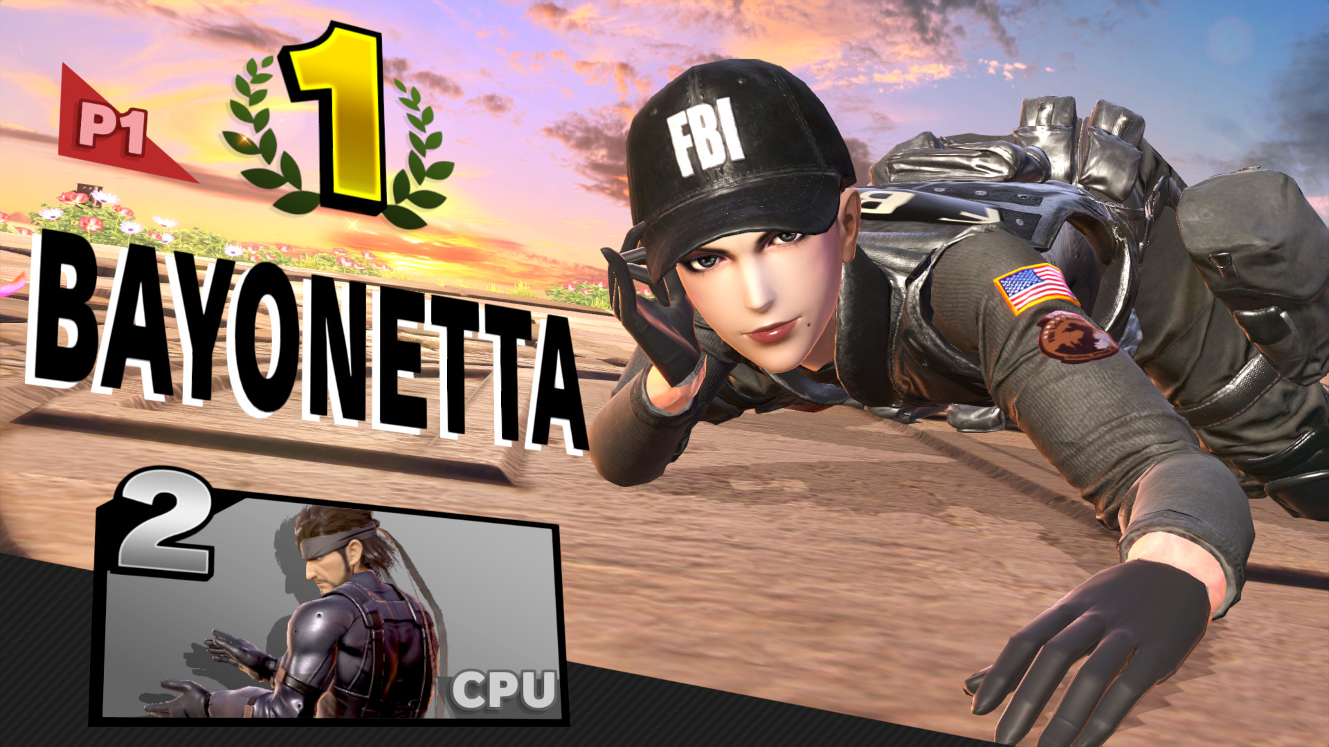 Rainbow Six Bayonetta Mod for Super Smash Bros. Ultimate | SSBU Mods
