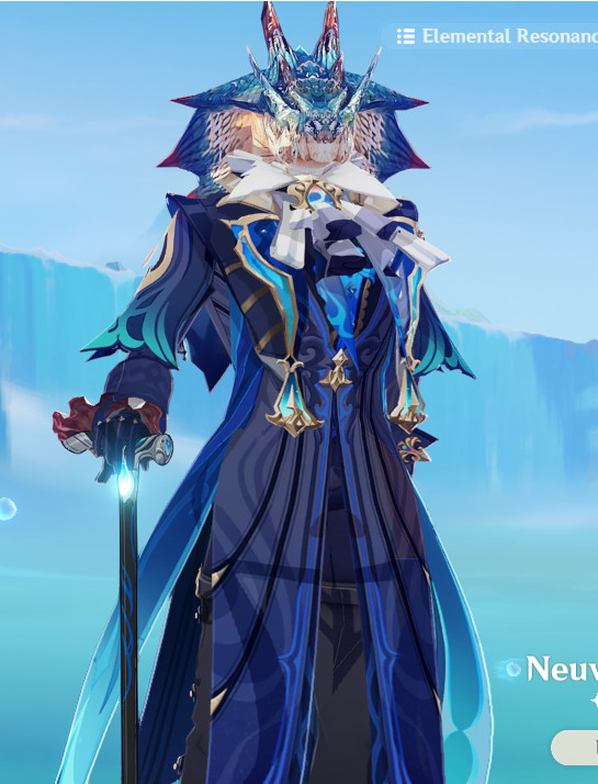 Lagiacrus over Neuvilette Mod for Genshin Impact | GI Mods