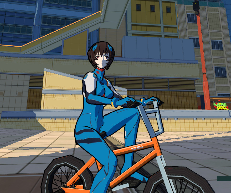 Rei (Neon Genesis Evangelion) Mod for Bomb Rush Cyberfunk | BRC Mods