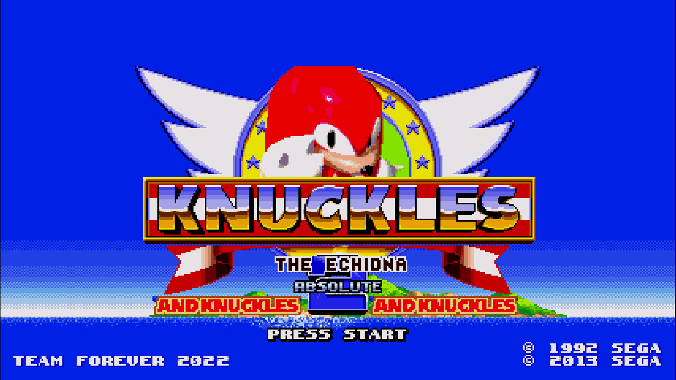 Knuckles 2 absolute and knuckles Mod for Sonic The Hedgehog 2 Absolute ...