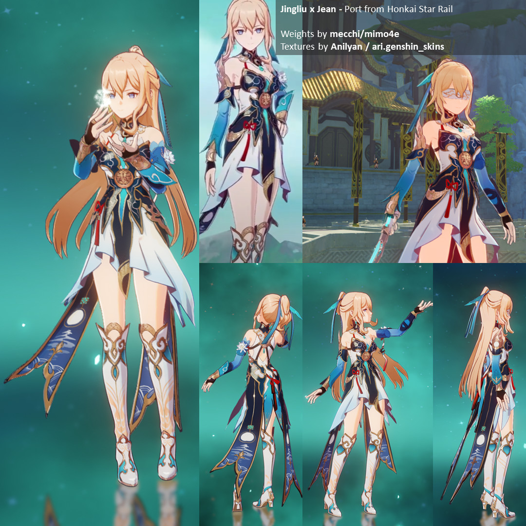 Moon Knight - Liyue Jean Mod for Genshin Impact | GI Mods