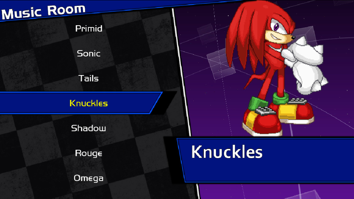 Knuckles Project Plus Pixelart GFX + Versus Theme Mod for Super Smash ...