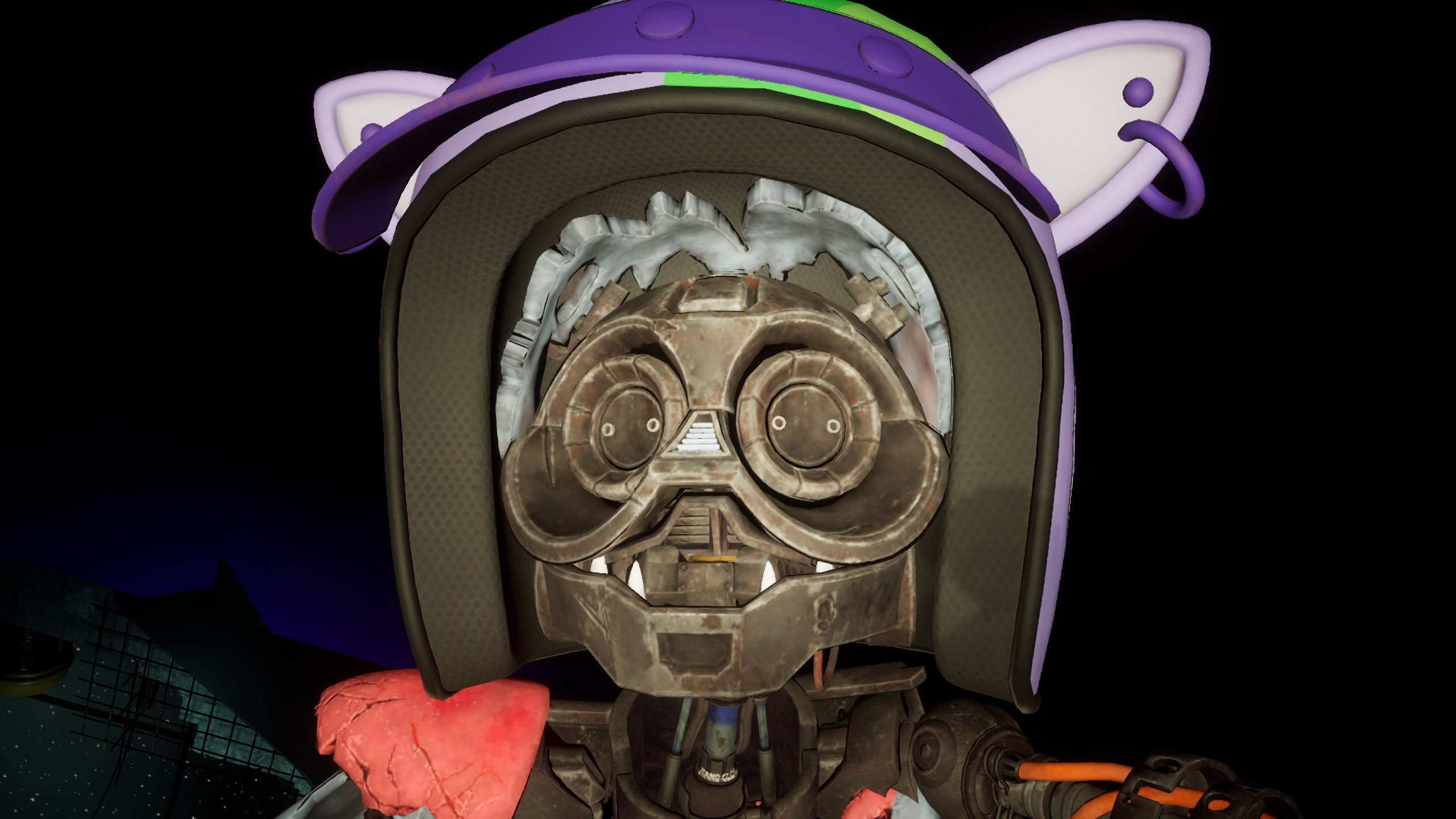 Roxy with a helmet (RUIN)(and a racekart) (real) Mod for Five Nights at ...