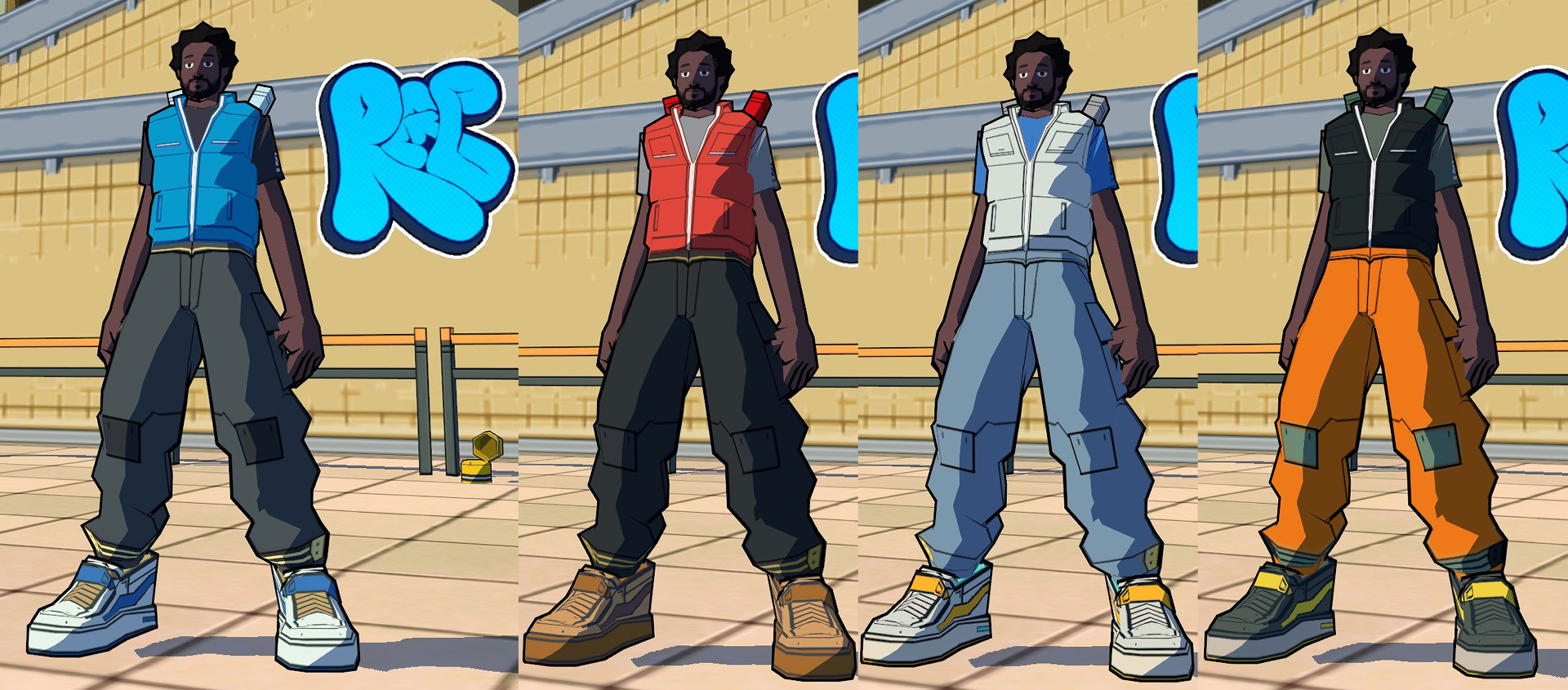 Woolie and Reggie Mod for Bomb Rush Cyberfunk | BRC Mods