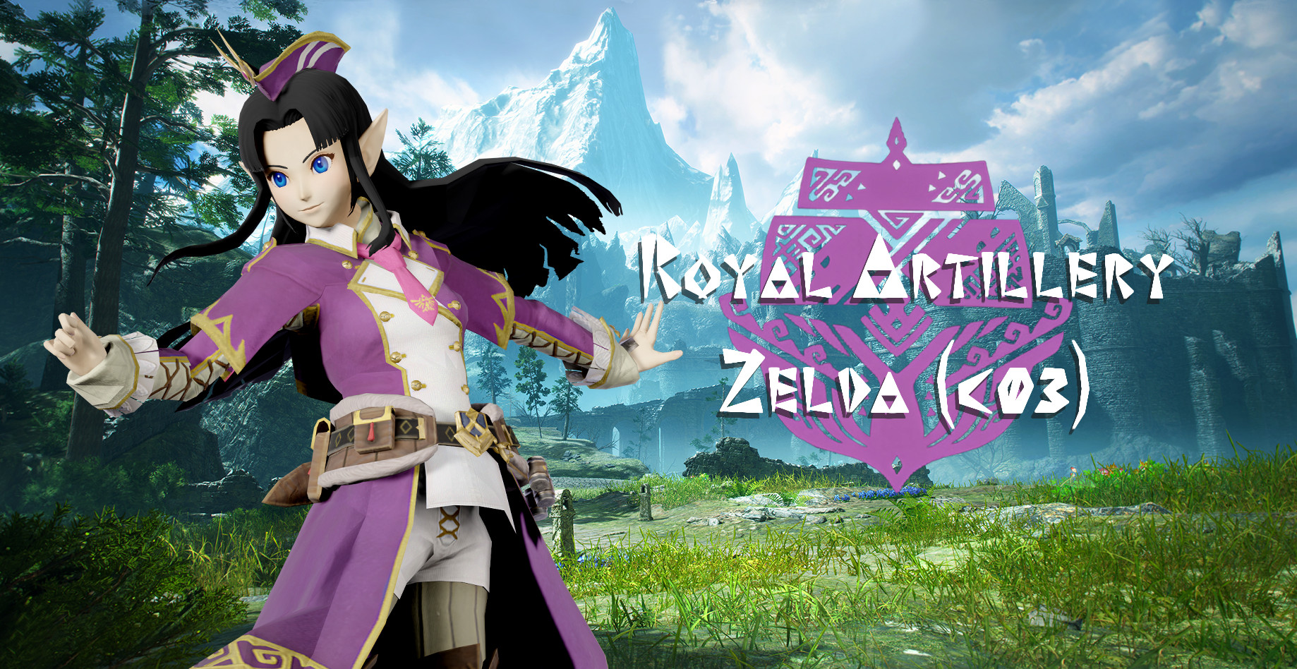 Royal Artillery Zelda (c03) Mod for Super Smash Bros. Ultimate | SSBU Mods