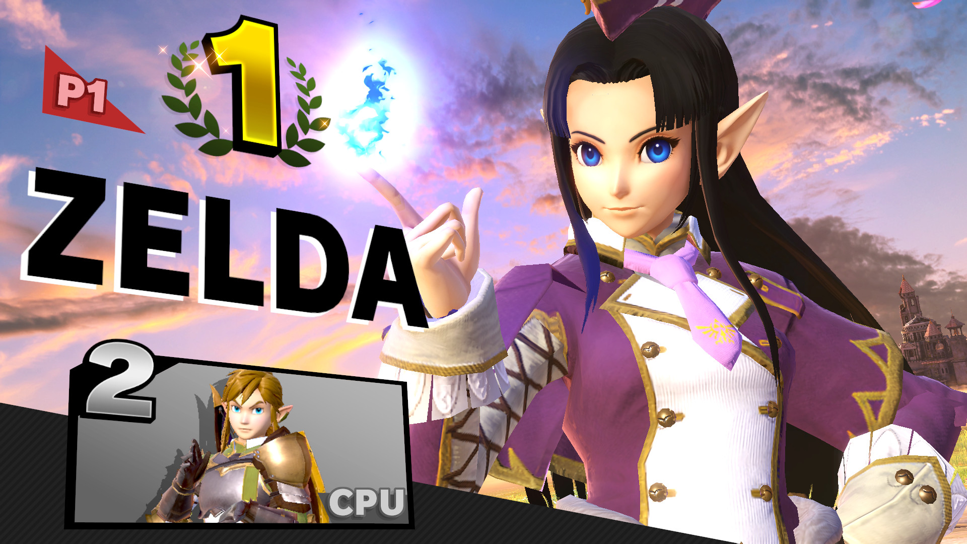 Royal Artillery Zelda (c03) Mod for Super Smash Bros. Ultimate | SSBU Mods