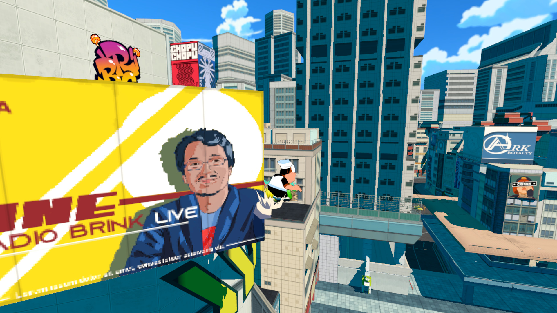 Peppino over Solace Mod for Bomb Rush Cyberfunk | BRC Mods