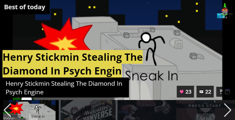 Henry Stickmin Stealing The Diamond In Psych Engin Mod for Friday Night ...