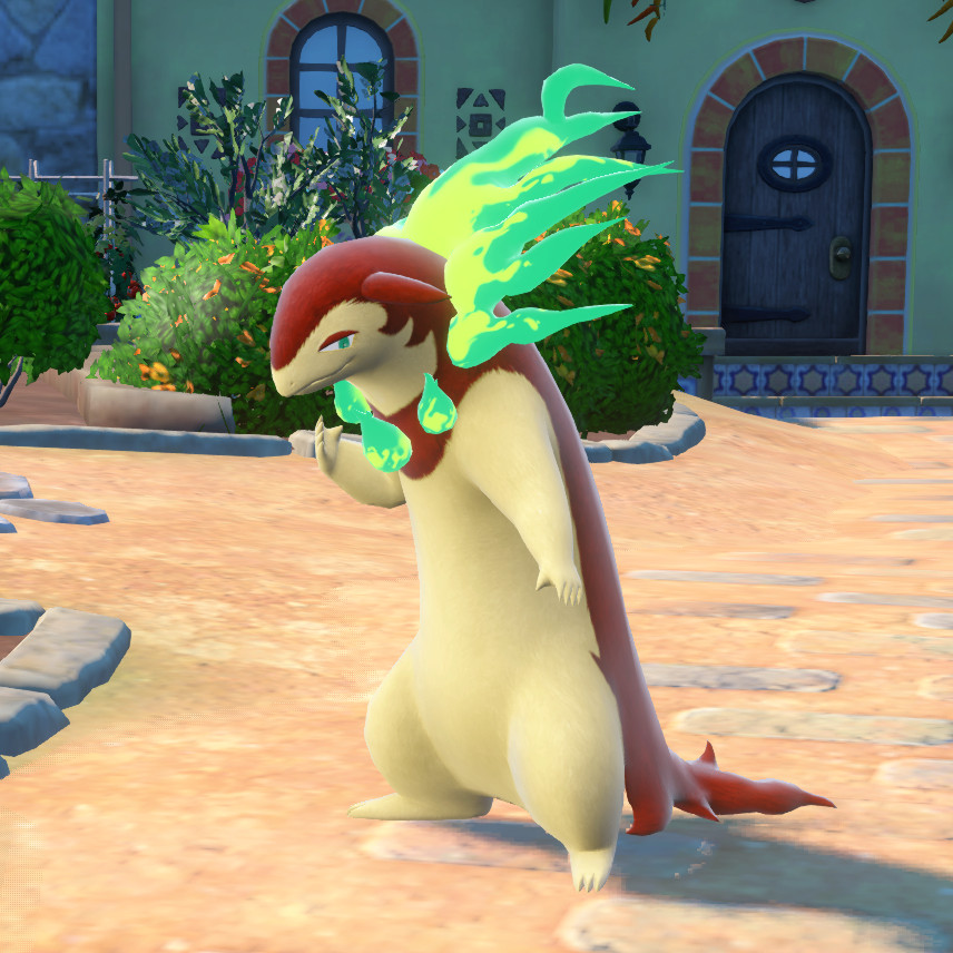 Shiny Typhlosion Pokemon Colosseum